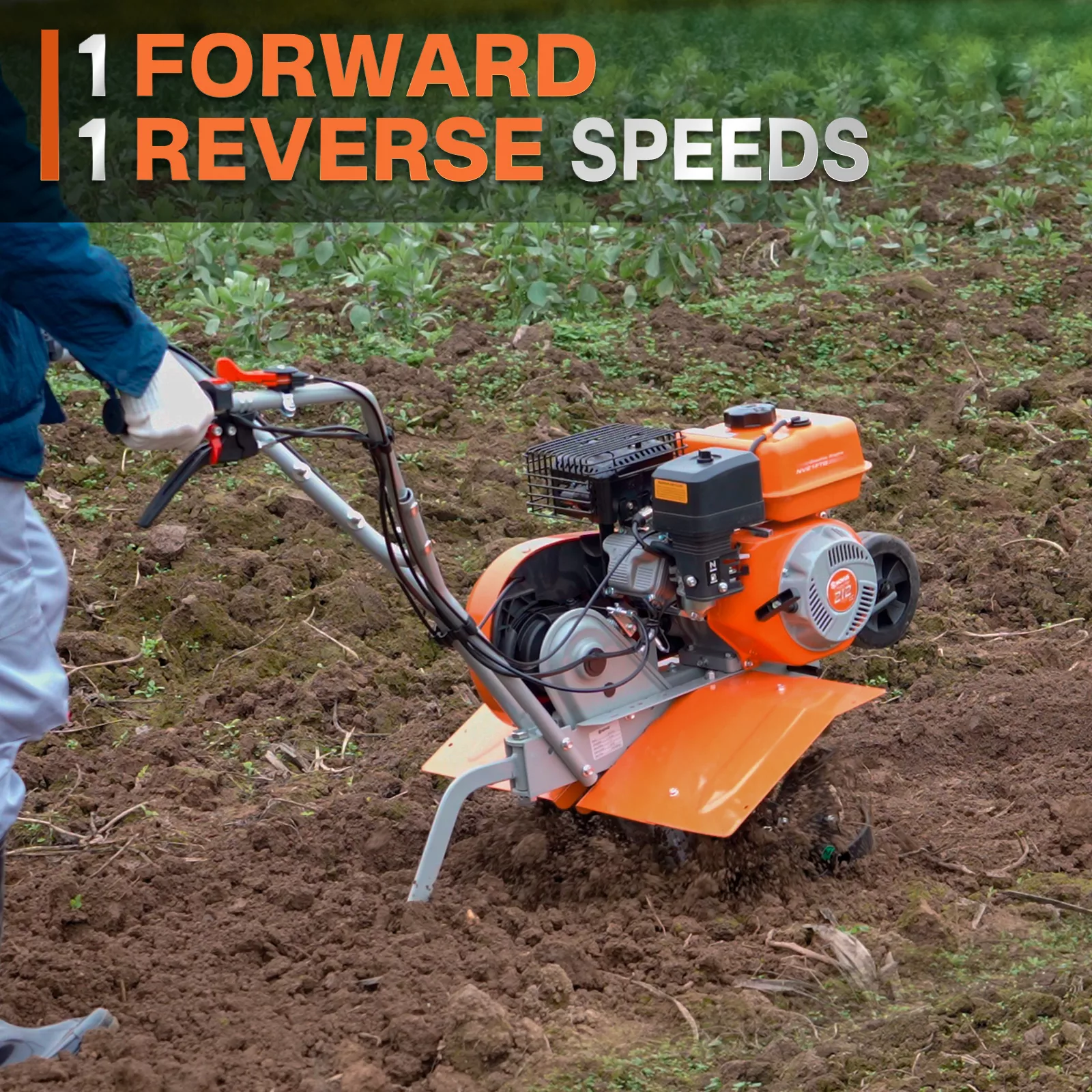 21-Inch Front Tine Tiller (212cc) NV21FTG – Novus